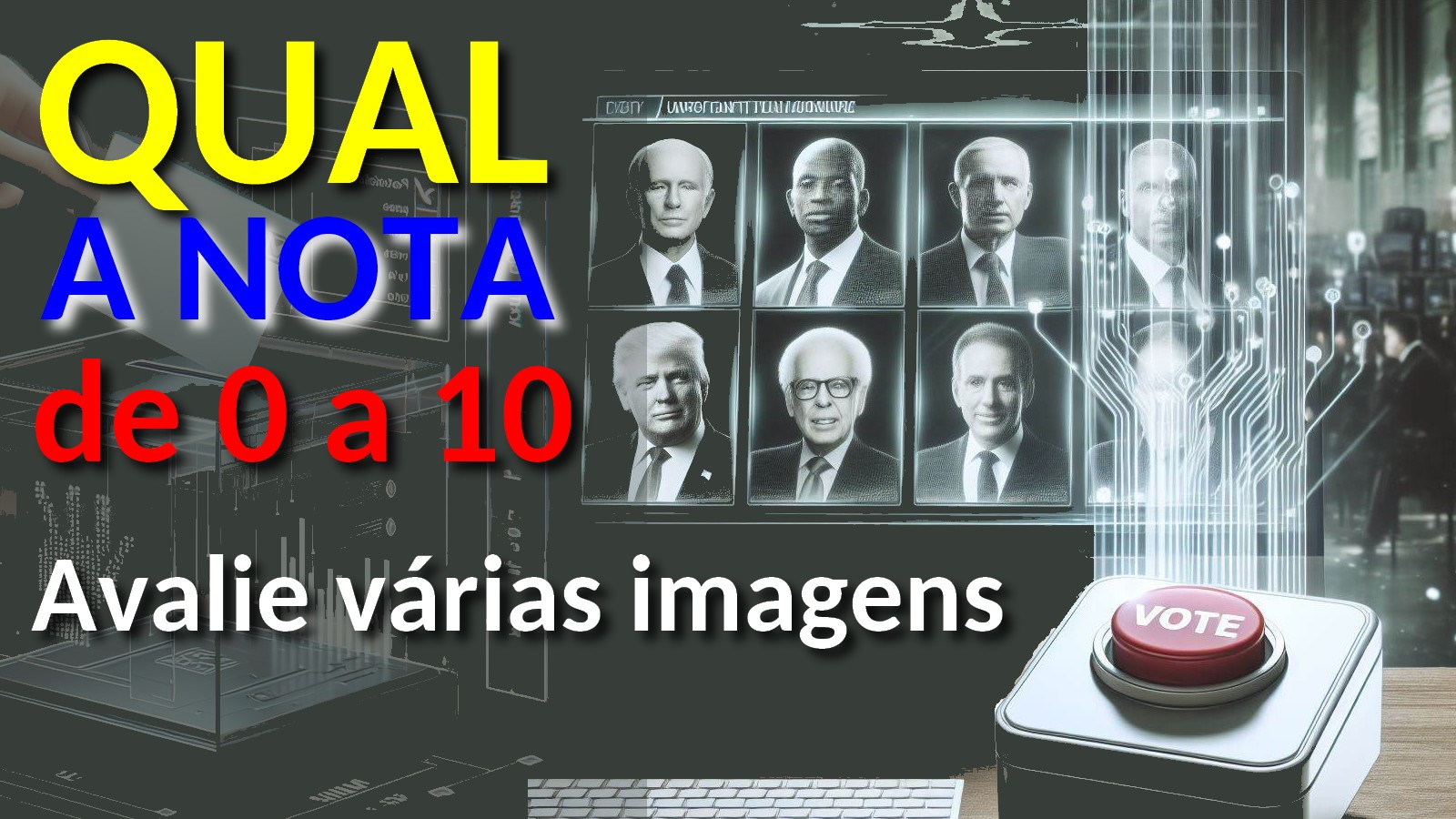 VOTE: Dê uma nota de ZERO a DEZ para essas imagens.